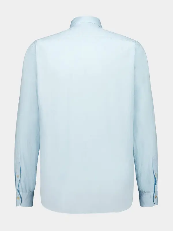 Boglioli Sky Cotton Long-sleeve Shirt - Blue