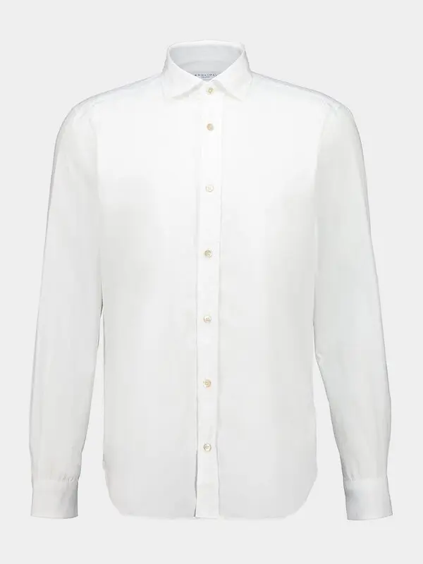 Boglioli Cotton Long-sleeve Shirt - White