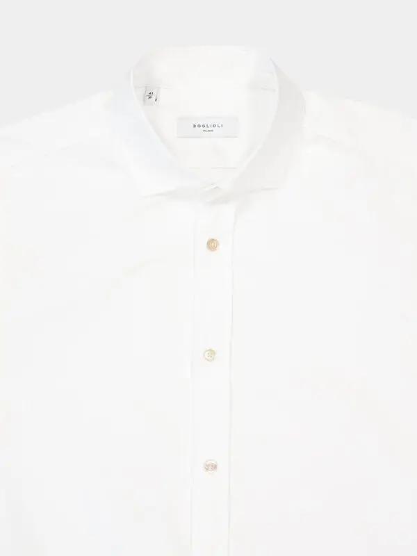 Boglioli Cotton Long-sleeve Shirt - White