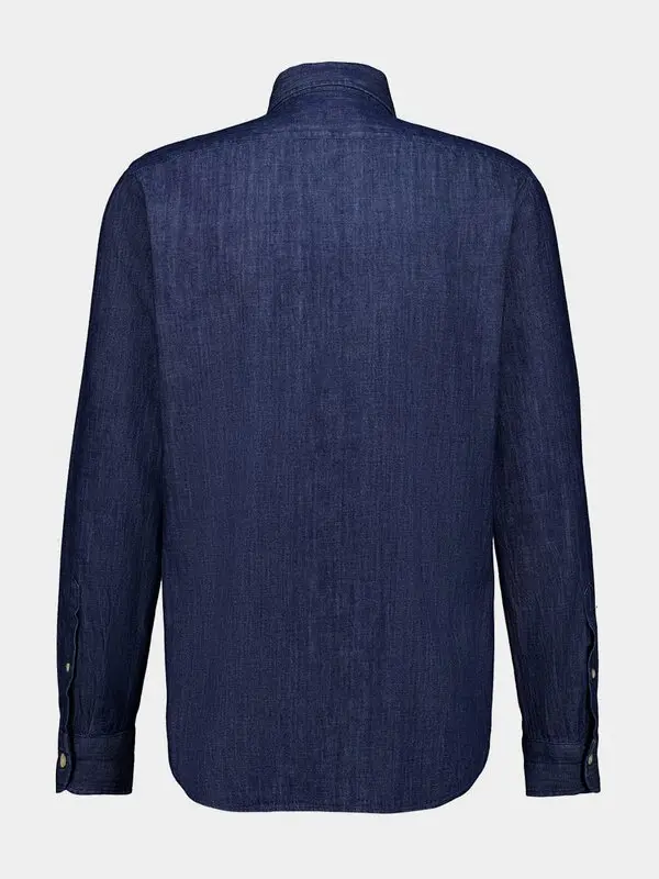 Boglioli Dark Cotton Long-sleeve Shirt