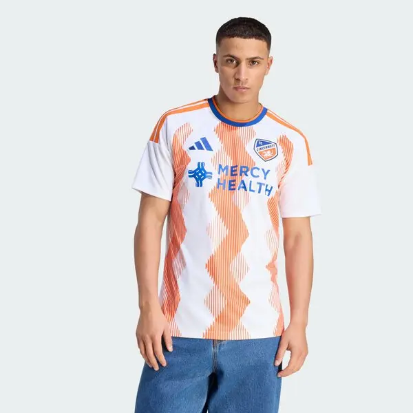 Adidas Fc Cincinnati 26/27 Away Jersey - White / Orange