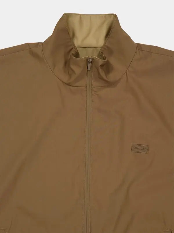 FERRAGAMO Walnut Reversible Blouson Jacket