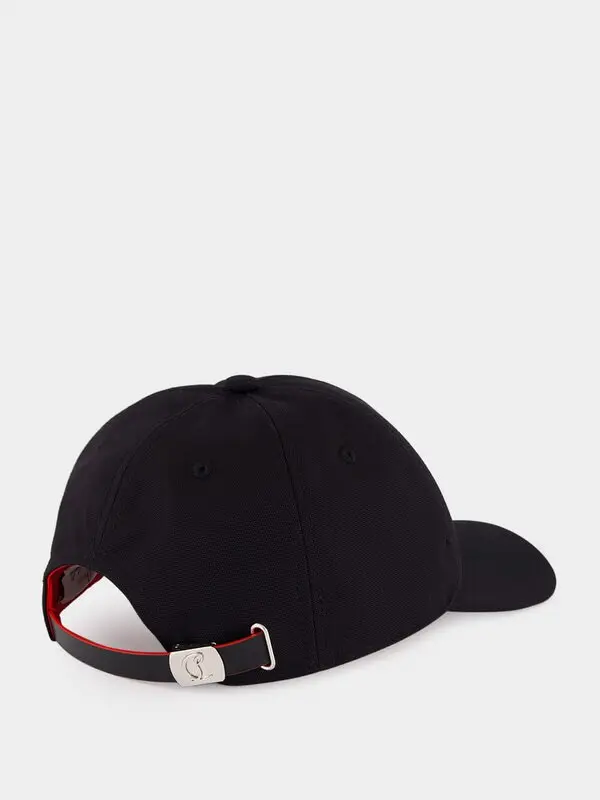 CHRISTIAN LOUBOUTIN Mooncrest Ivy Ac Cap - Black