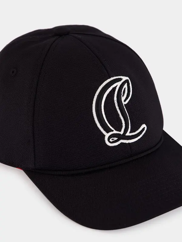 CHRISTIAN LOUBOUTIN Mooncrest Ivy Ac Cap - Black