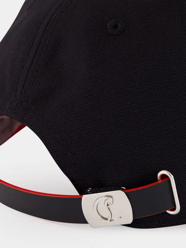 CHRISTIAN LOUBOUTIN Mooncrest Ivy Ac Cap - Black