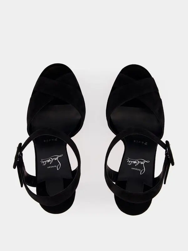 CHRISTIAN LOUBOUTIN Cora 100 High-heel Sandals - Black