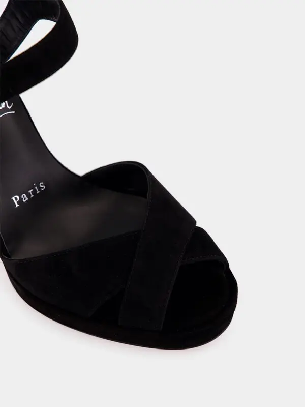 CHRISTIAN LOUBOUTIN Cora 100 High-heel Sandals - Black