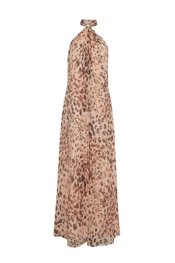 Cara Cara Marion Dress - Cheetah Blush