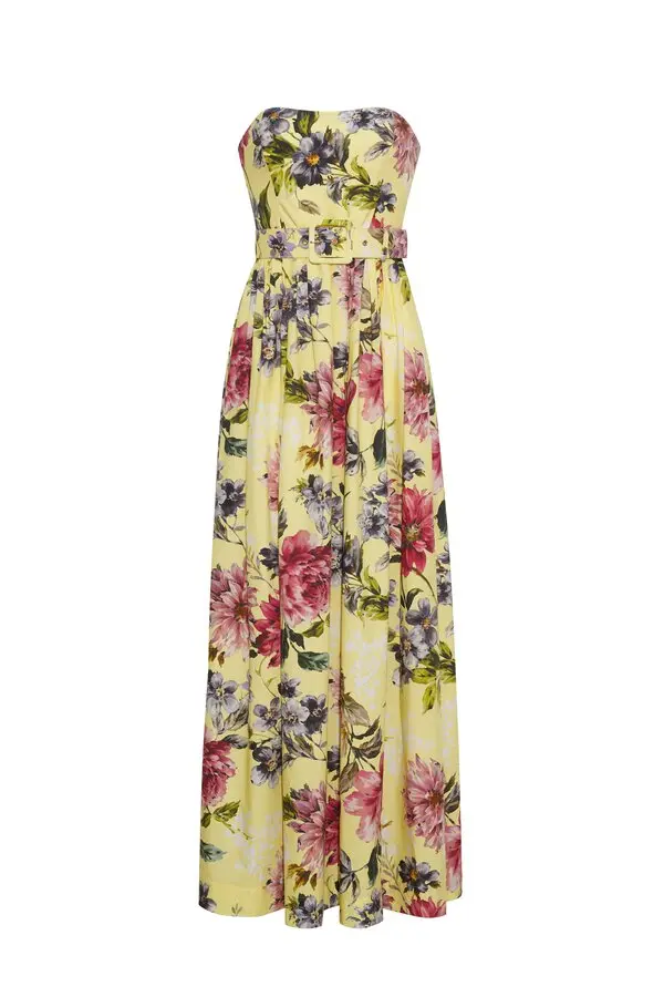 Cara Cara Greenfield Dress - Margaux Bloom Lemon