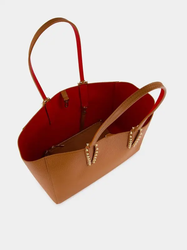 CHRISTIAN LOUBOUTIN Cuoio Cabata Small Tote Bag