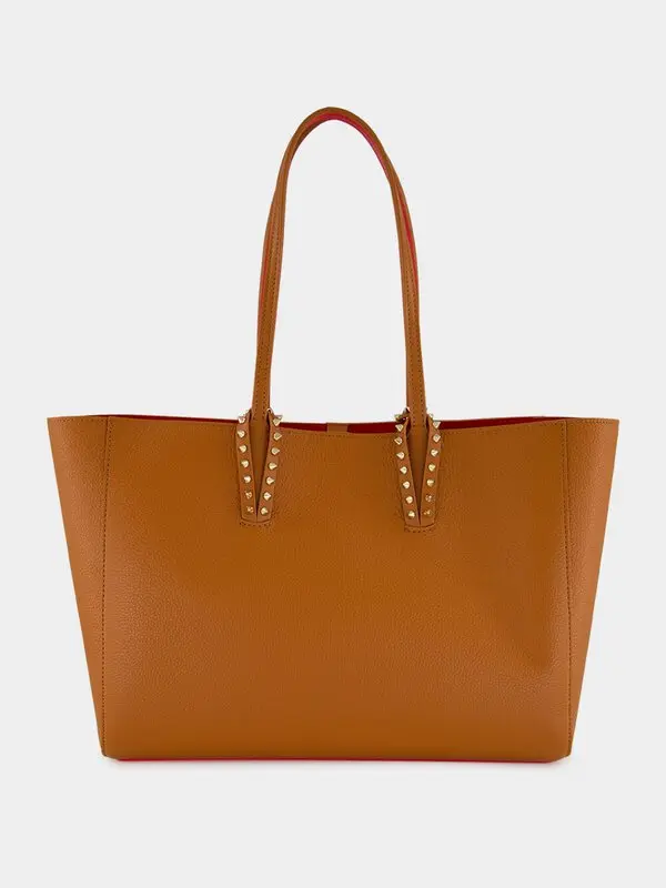 CHRISTIAN LOUBOUTIN Cuoio Cabata Small Tote Bag - Brown