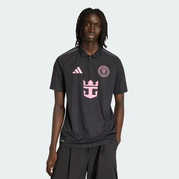 Adidas Inter Miami Cf Away Jersey - Black / Bliss Pink