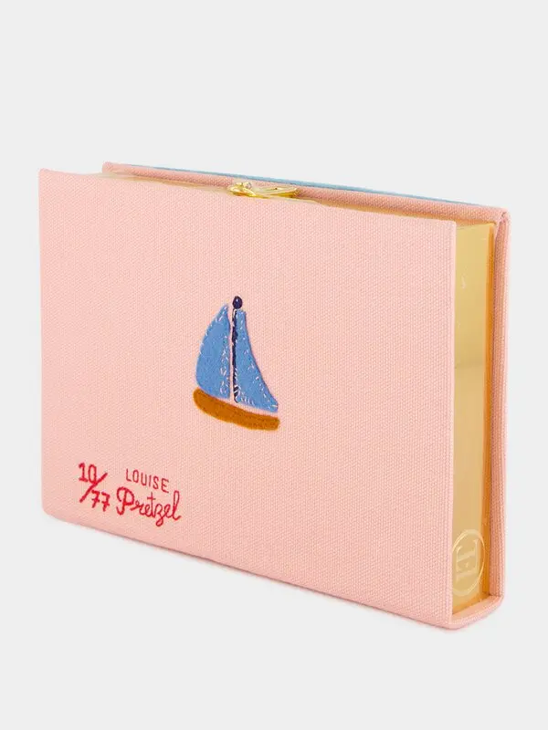 OLYMPIA LE-TAN Greetings From California Clutch - Pink