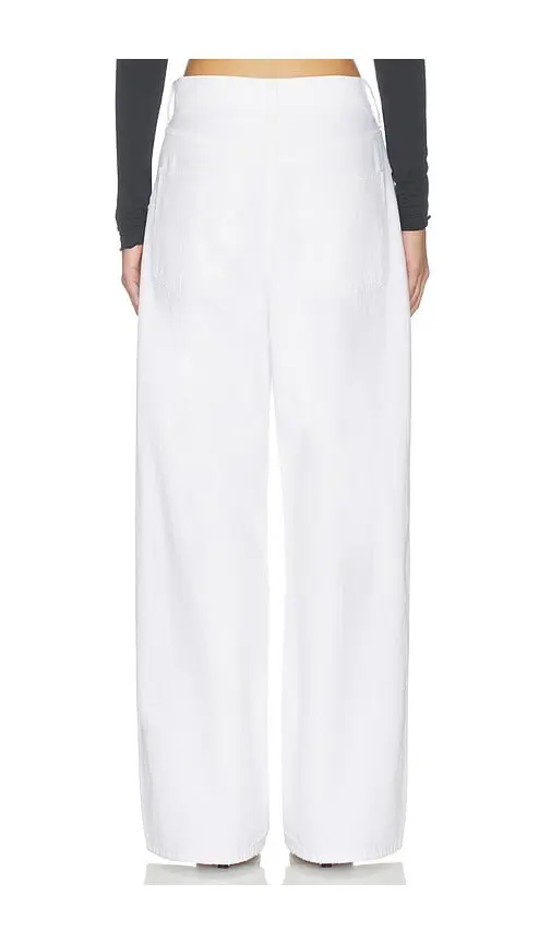 AGOLDE Vana Fold Jeans In White