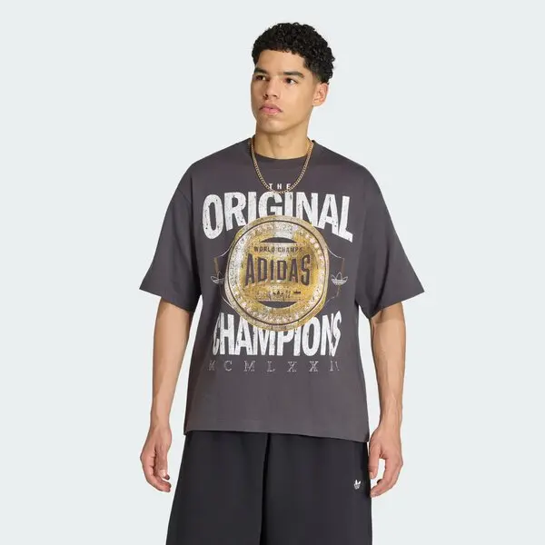 Adidas Originals Championship Graphic Tee - Utility Black