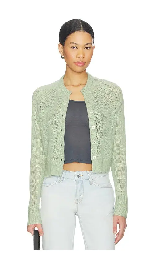 RE/DONE Slim Cashmere Cardigan