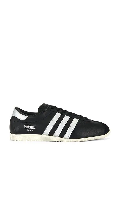 ADIDAS ORIGINALS Paris Sneaker In Black - Core Black  Silver Metallic & Crew White