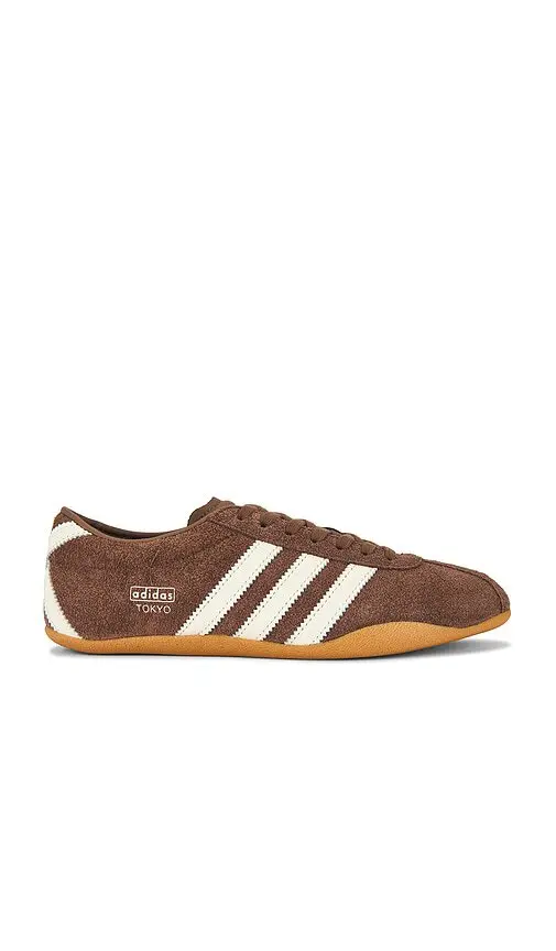 ADIDAS ORIGINALS Tokyo Sneaker In Brown - Earth Strata  Off White & Gum 3