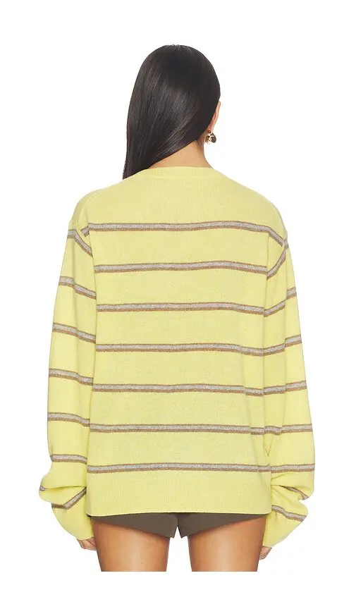 Eterne James Sweater In Yellow