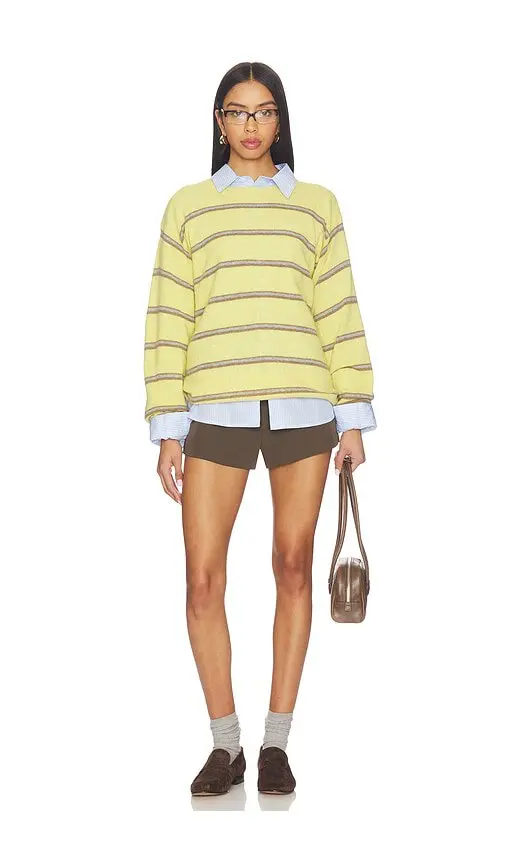 Eterne James Sweater In Yellow