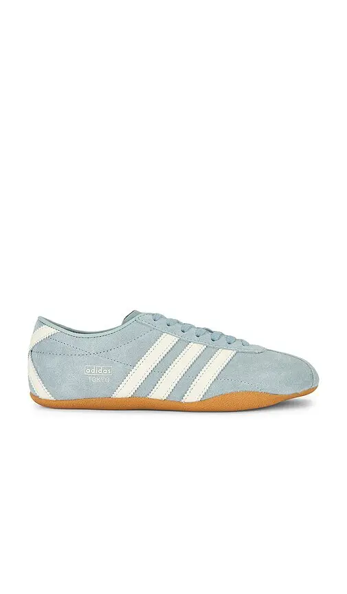 ADIDAS ORIGINALS Tokyo Sneaker In Grey - Wonder Sage  Off White & Gum 3