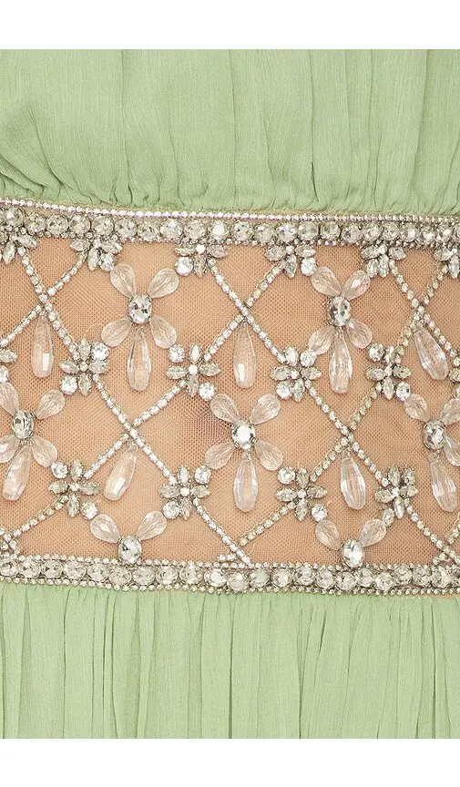 Retrofete Kreeli Halterneck Gown - Matcha