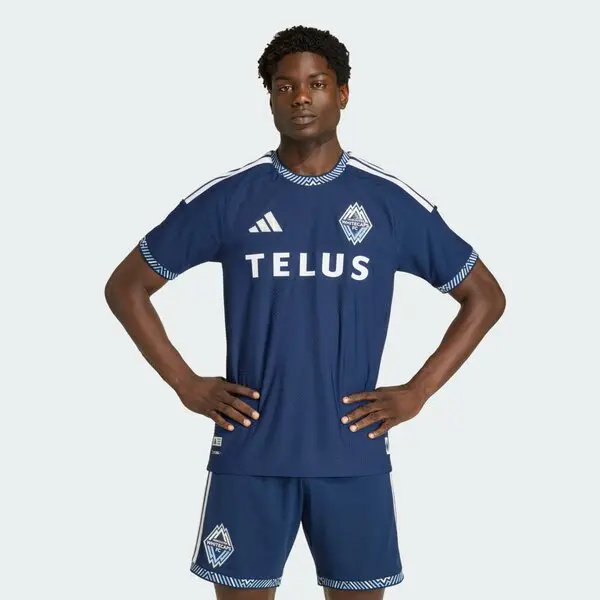 Adidas Vancouver Whitecaps Fc 26/27 Away Authentic Jersey - Night Indigo / White