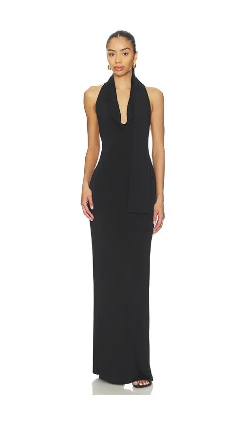EAVES Ira Maxi Dress - Black