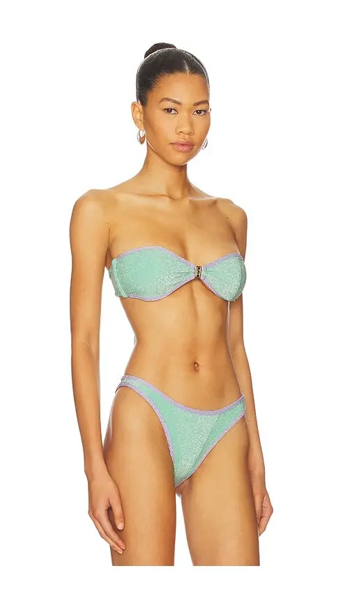 FAE Tallara Bandeau Bikini Top - Frost
