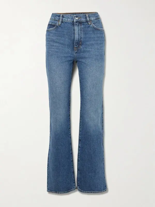 FRAME The Pixie Arrow High-rise Bootcut Jeans