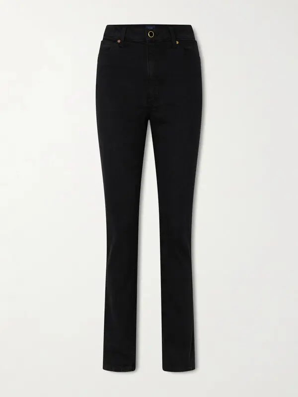 Khaite Daria High-rise Slim-leg Jeans