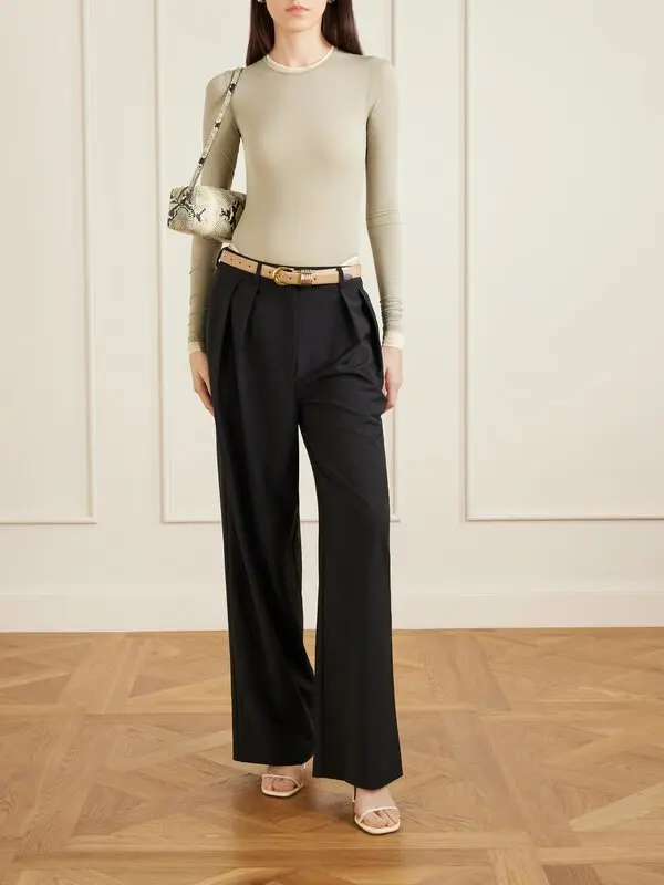 Wardrobe.NYC Stretch-jersey Bodysuit