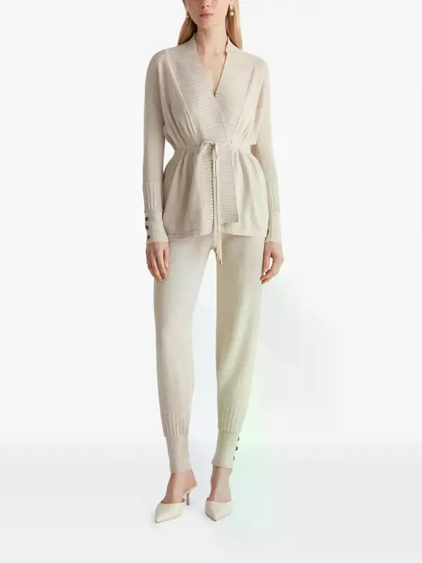 VIOLANTE NESSI Maru Buttoned Trousers - Neutrals