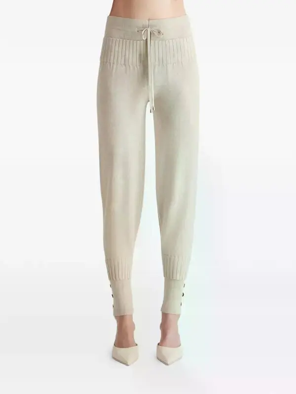 VIOLANTE NESSI Maru Buttoned Trousers - Neutrals