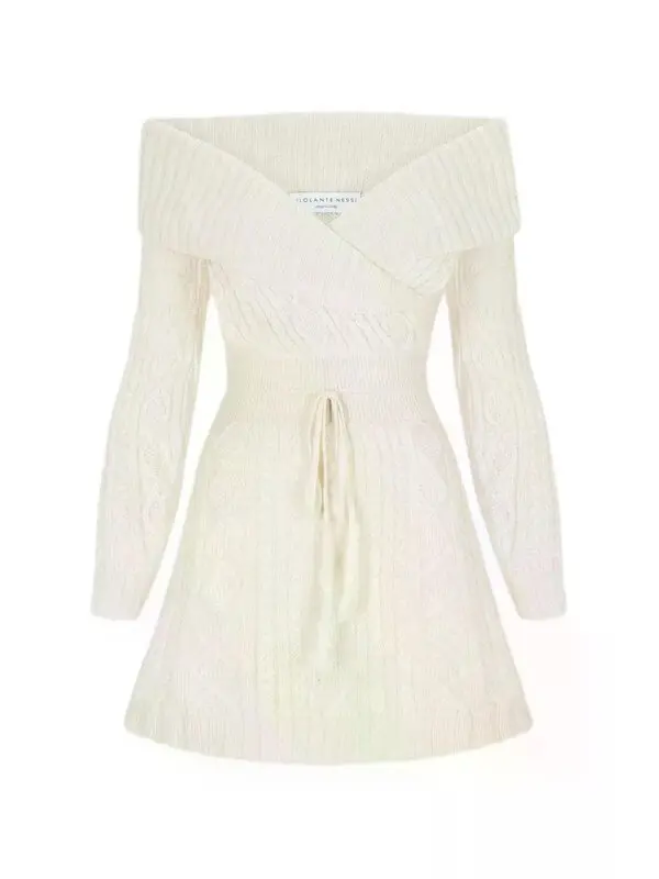 VIOLANTE NESSI Victorie Off-shoulder Mini Dress