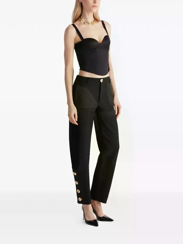 VIOLANTE NESSI Vermeer Bustier Crop Top