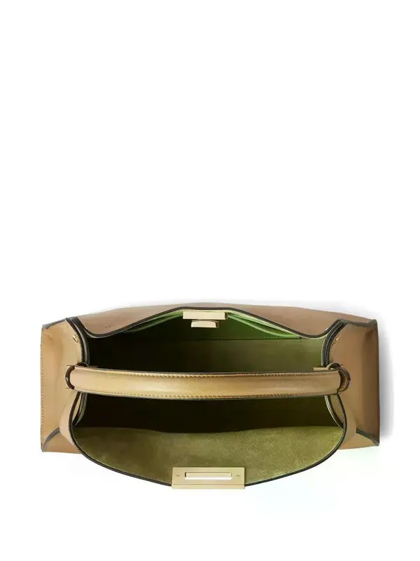 Fendi Leather Shoulder Bag - Neutrals