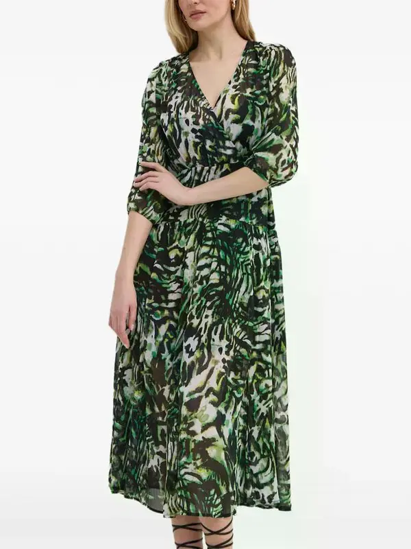 MORGAN Gathered Waist Midi Dress