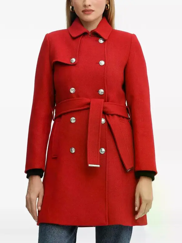 MORGAN Belted Double-breasted Coat