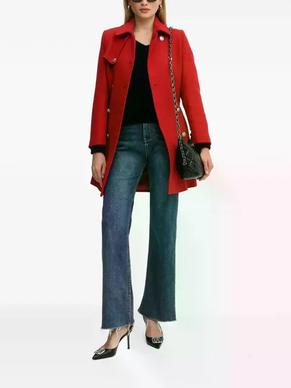 MORGAN Belted Double-breasted Coat