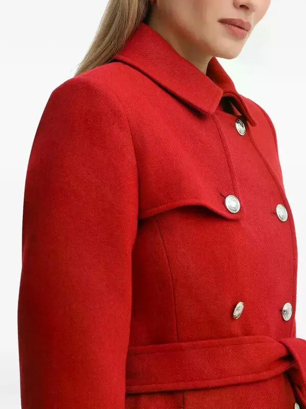 MORGAN Belted Double-breasted Coat