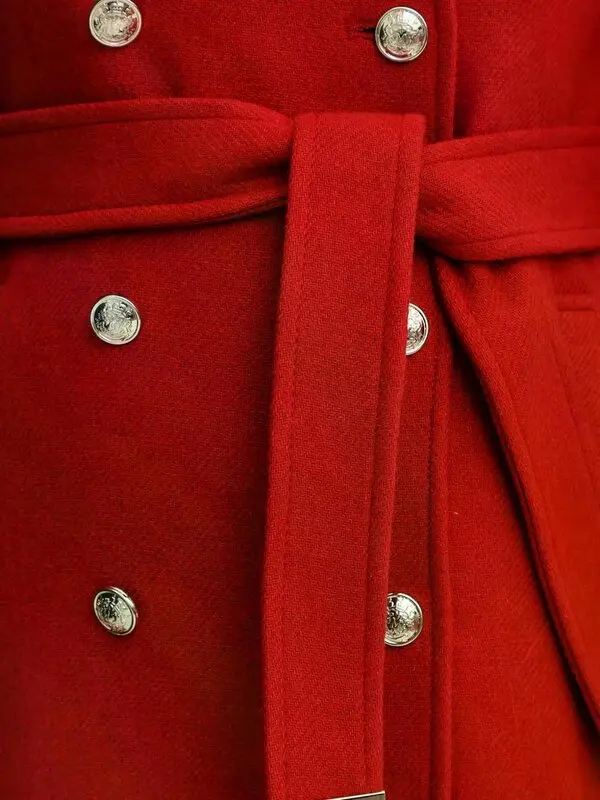 MORGAN Belted Double-breasted Coat