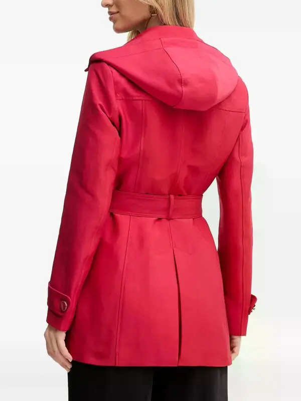 MORGAN Hooded Belted Coat