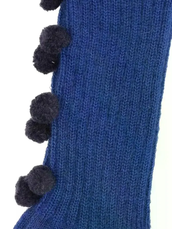 ANTIPAST Pompom-details Knitted Socks