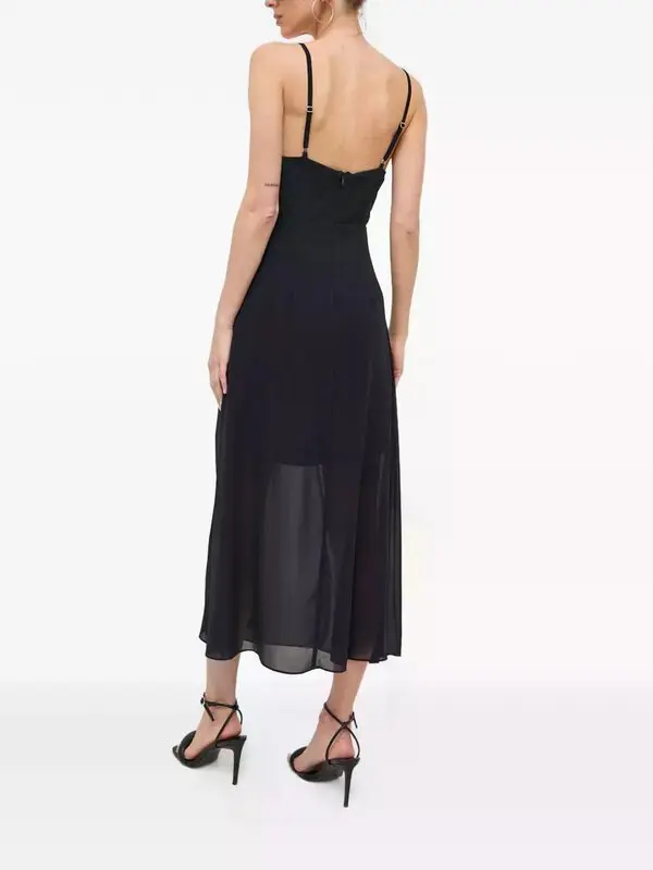 MORGAN Chain-strap Cutout Midi Dress