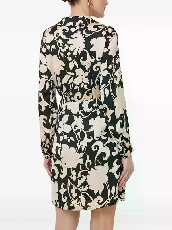 MORGAN Floral V-neck Mini Dress