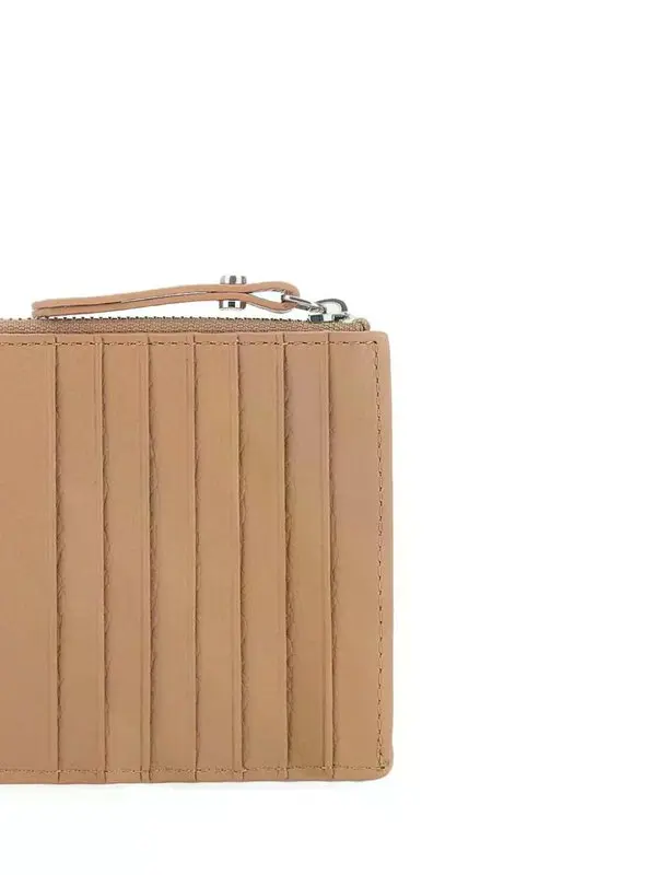GIANNI CHIARINI Dollaro Pebbled Zip Leather Wallet