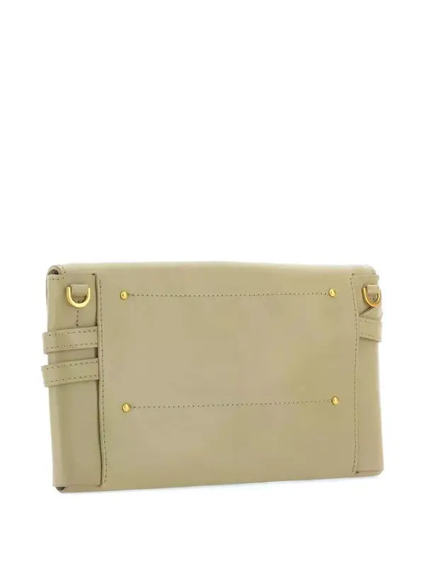 GIANNI CHIARINI Small Belty Knotted Straps Clutch Bag - Neutrals