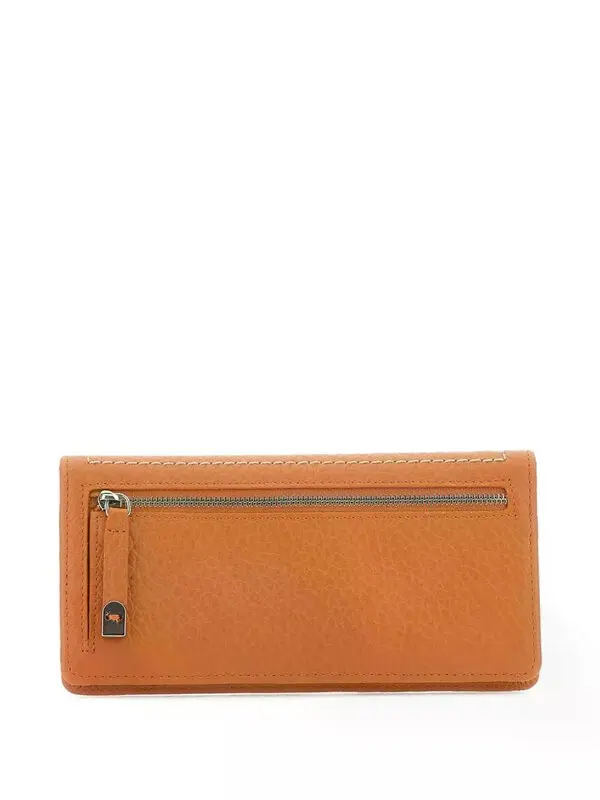 GIANNI CHIARINI Bubble Leather Wallet - Orange