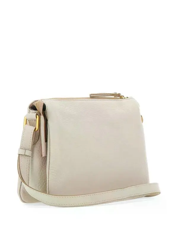 GIANNI CHIARINI Grained Shoulder Bag - Neutrals